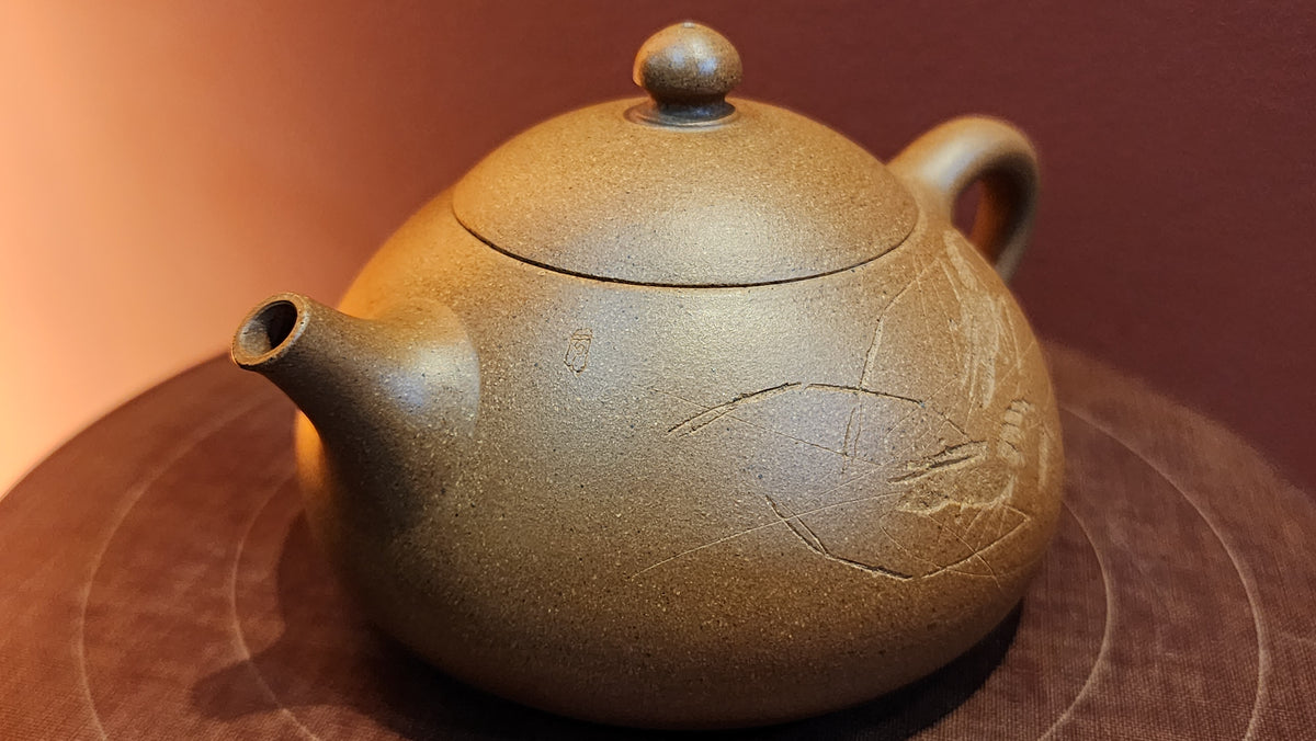 Ru Piao 乳瓢, 193.9ml, Lao Duan Ni 老段泥, by our Craftsman Wang Jian Long ...