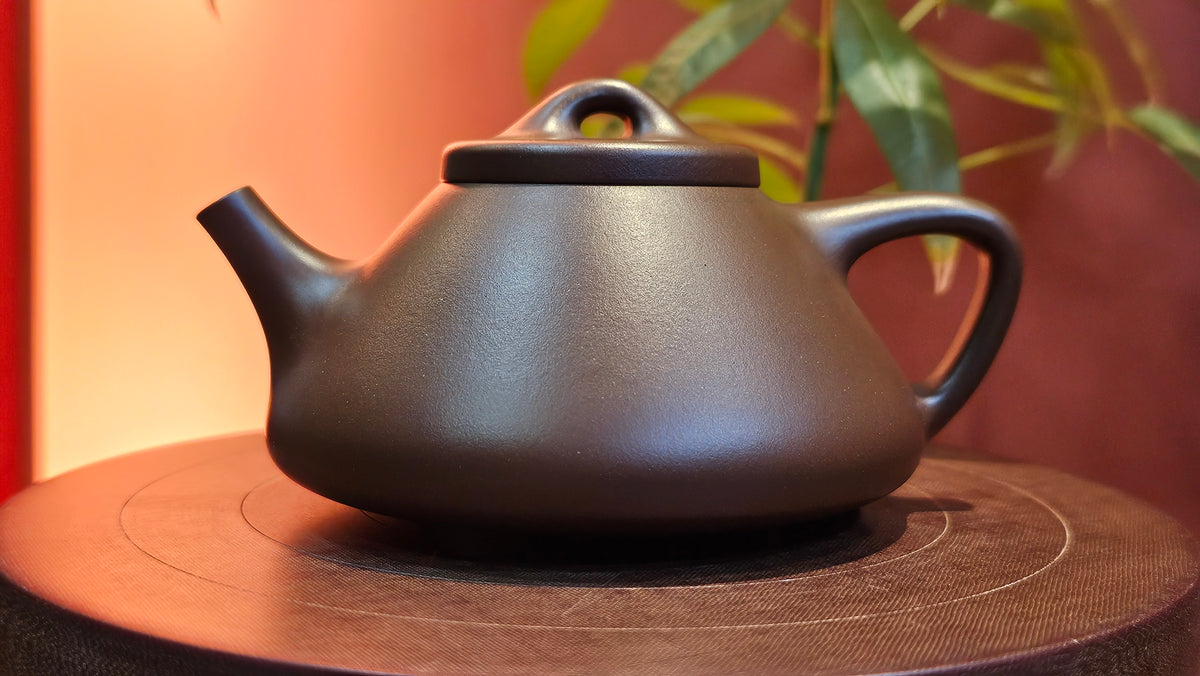 Shi Piao 石瓢 (Zi Ye Shi Piao 子冶石瓢), 192.6ml, Wen Ge Zi Ni 老紫泥, by Craft ...