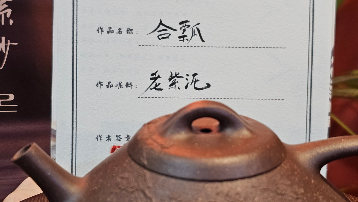 Shi Piao 石瓢 (He Piao 合瓢), 160.5ml, Craftsman Yun Shen 云深, performing t ...