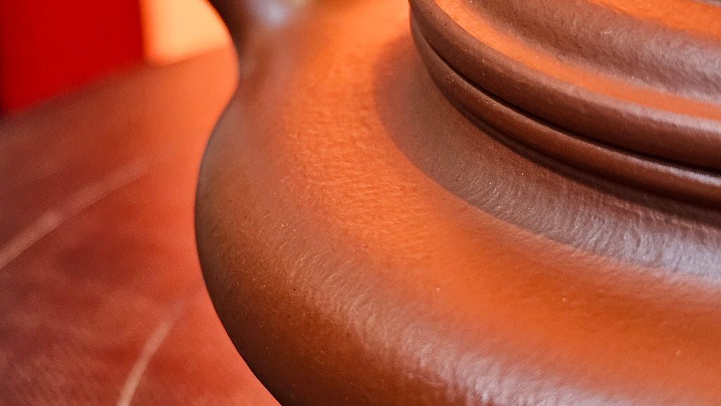 Ming Yuan Xu Bian 鸣远虚扁, 108.8ml, Xiao Mei Yao Zhu Ni 小煤窑朱泥, by Craftsm ...