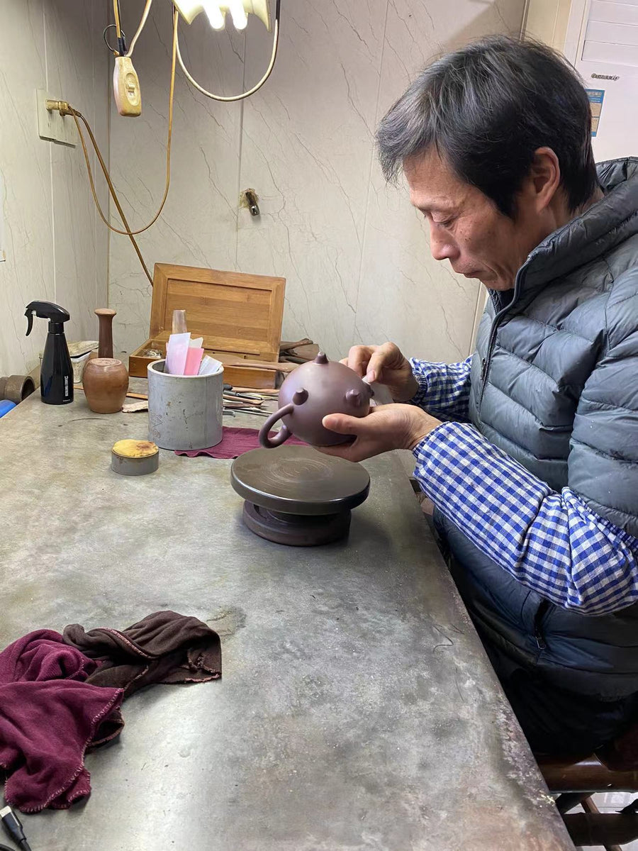 Qin Quan 秦权, 270ml, DiCaoQing ZiNi 底槽青紫泥, by our Collaborative Craftsm ...